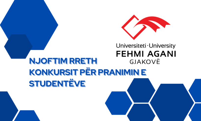 University "Fehmi Agani" in Gjakova to Announce Admission for New ...