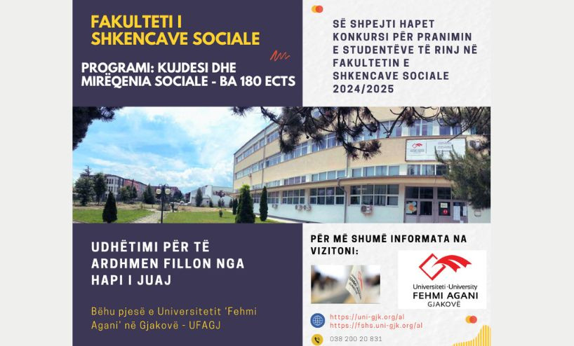 Njoftim | Universiteti i Gjakovës